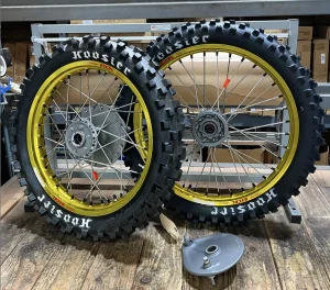 Dirt Bike Complete Wheel Set Custom- Excel A60 Rims & Billet OEM Hubs ...