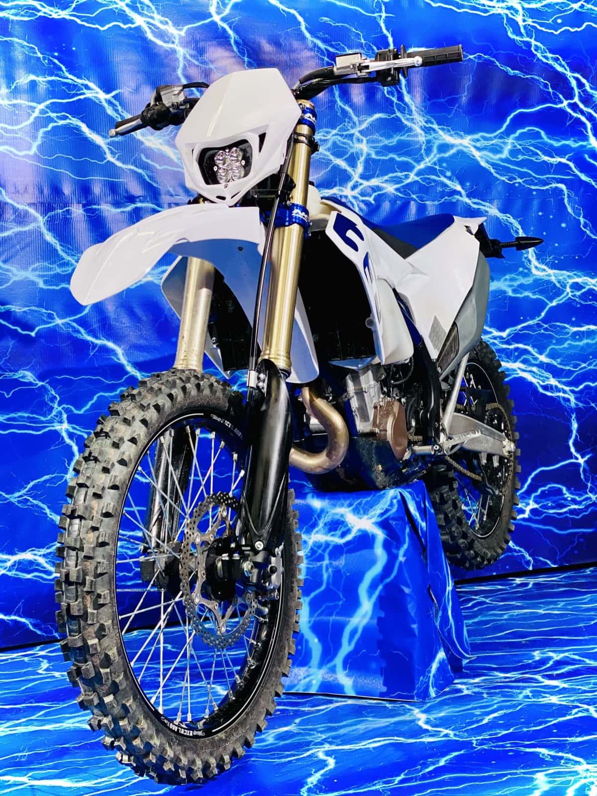 Dirt Bike Head Light Complete LED Upgrade Front Cowl Plastic - LED ...