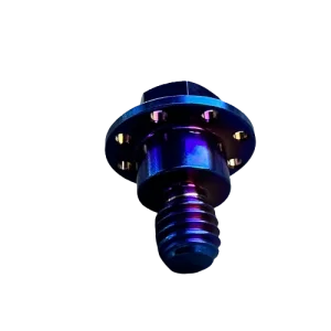 Titanium M6x12mm Shoulder Bolt Screw Hex head - CAD Size Measurement ...